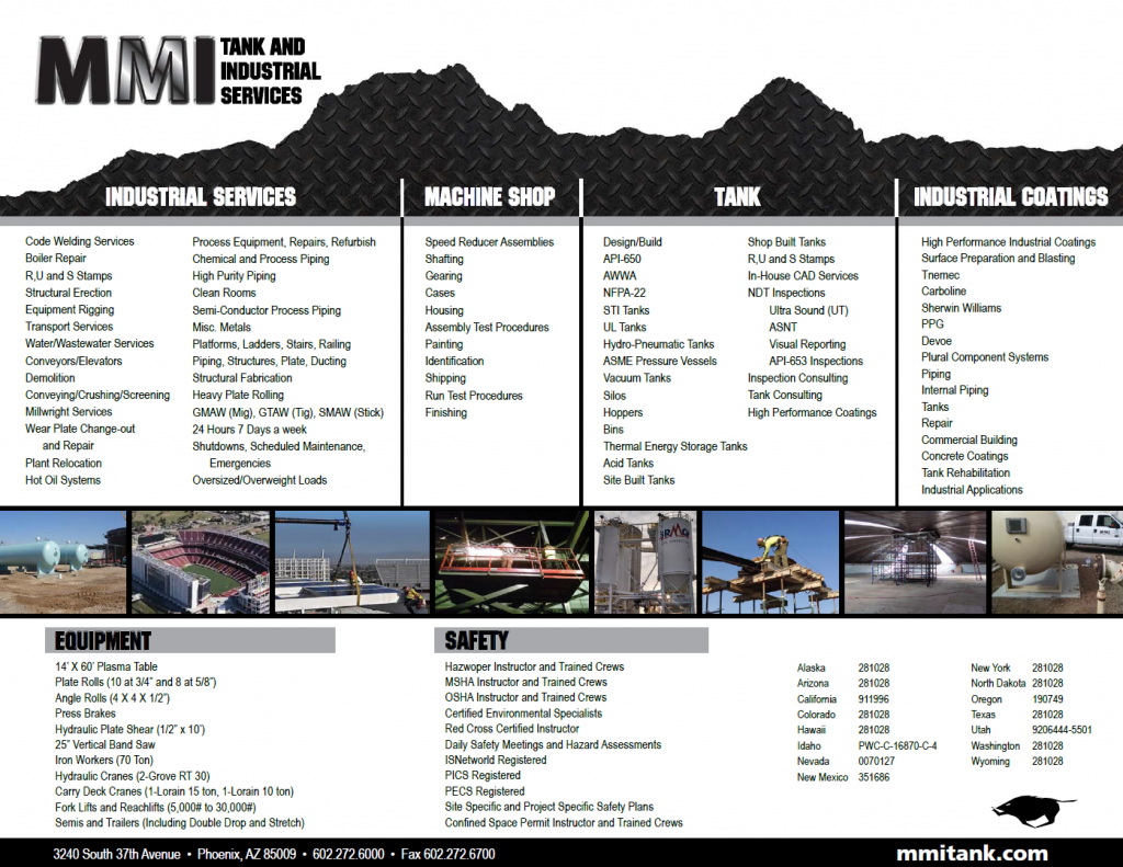 Line Card - MMI Tank